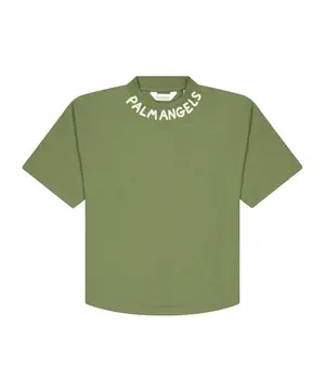 Palm Angels Versatile And Comfortable Short-sleeve T-shirt - Green
