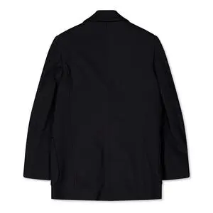 Balmain Double Breasted Embroidered Logo Blazer