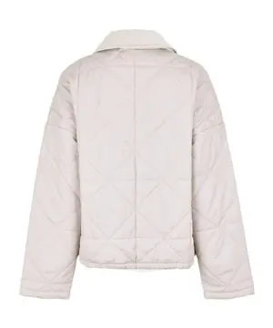Barbour Quilted Jacket With Velvet Collar