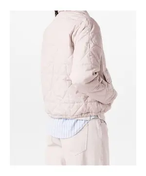 Barbour Quilted Jacket With Velvet Collar