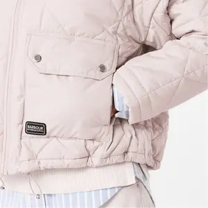 Barbour Quilted Jacket With Velvet Collar
