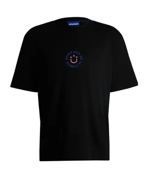 Hugo Boss Logo Crew-neck T-shirt - Black