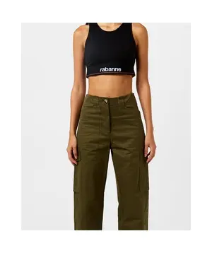 Rabanne Logo Crew Neck Vest