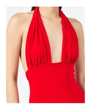 Norma Kamali Halterneck Gown