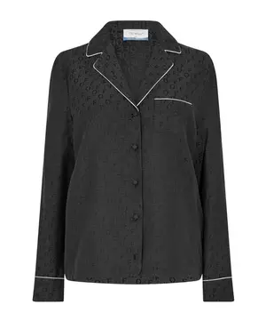 Off-White Classic Collar Pajama Shirt