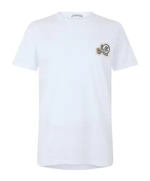 Moncler Logo Crew Neck T-shirt - White