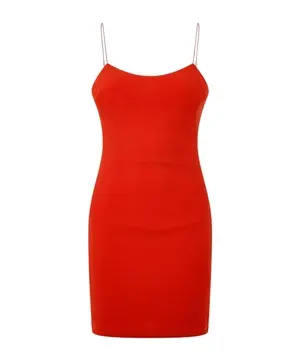 Jacquemus Spaghetti Strap Dress - Red