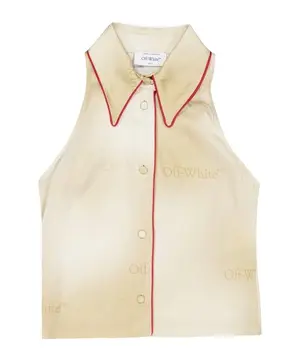 Off-White Casual Top - Nude