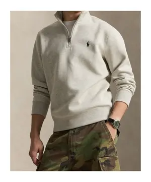 Polo Ralph Lauren Quarter Zip-up Hoodie - White