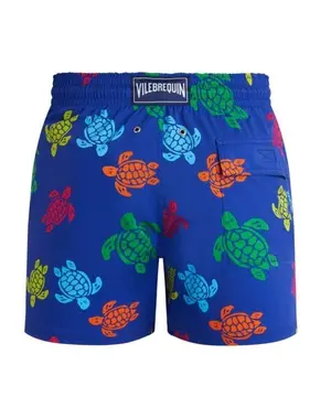 Vilebrequin Printed Swim Trunks - Blue