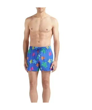 Vilebrequin Printed Swim Trunks - Blue