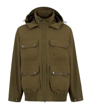 Barbour Re-engineered Flight Bedale Showerproof Jacket - Beech