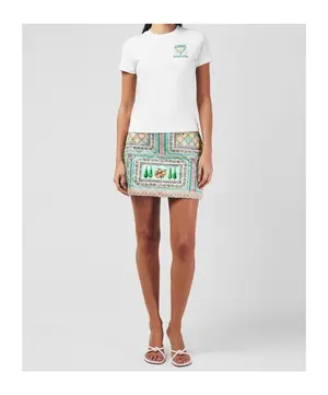 Casablanca Logo Crew Neck T-shirt