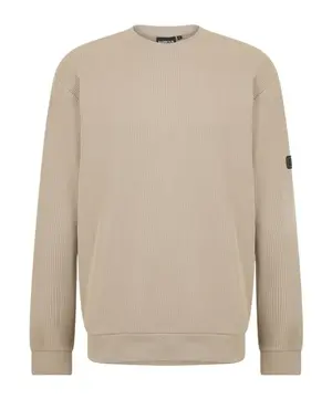 Barbour Curve Crew Sweatshirt - Concrete