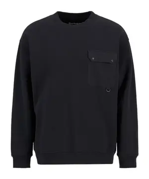 Barbour Leazes Crew Sweatshirt - Black