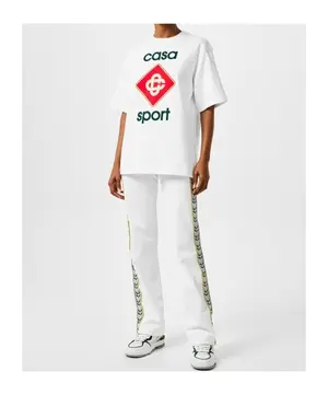 Casablanca Logo Crew Neck T-shirt