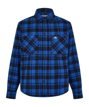 Off-White Arrows Plaid Shirt - Blue