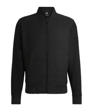 Hugo Boss Hbb Skiles100 Full Zipped Sweatshirt - Black