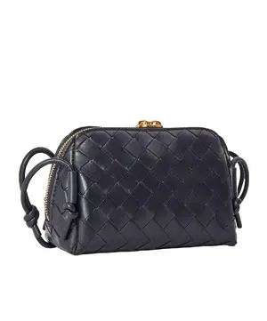 Bottega Veneta Mini Bag With Diamond Knit Weave