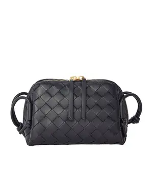 Bottega Veneta Mini Bag With Diamond Knit Weave