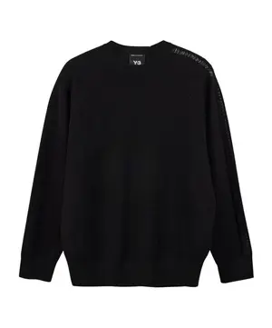 Y3 Logo Knit Crewneck Sweatshirt