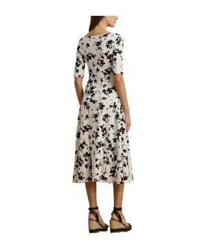 Ralph Lauren Floral Print Midi Dress