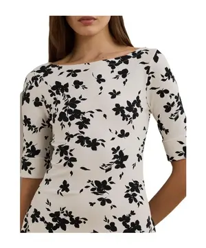 Ralph Lauren Floral Print Midi Dress