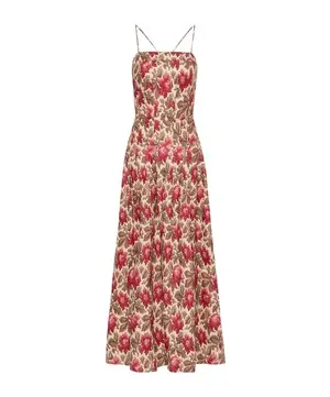 Posse Floral Print Spaghetti Strap Maxi Dress