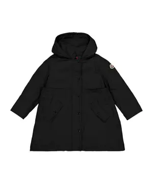 Moncler Hooded Parka Down Jacket - Black