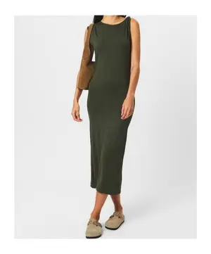 Barbour Sleeveless Maxi Dress With Round Neck - Envy