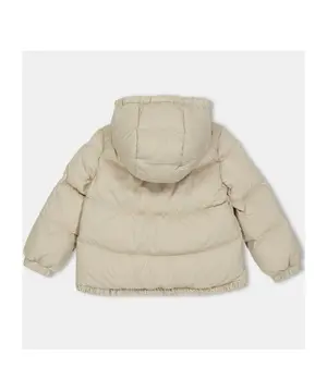 Moncler Logo Patch Hooded Down Jacket