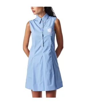 Versace Sleeveless Shirt Dress