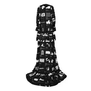 Off-White Printed Maxi Dress