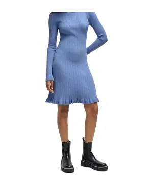 Hugo Boss Slim-fit Knit Mini Dress