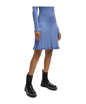 Hugo Boss Slim-fit Knit Mini Dress
