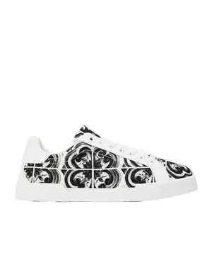 Dolce & Gabbana Lace-up Graphic Sneakers