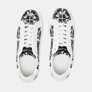 Dolce & Gabbana Lace-up Graphic Sneakers