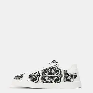 Dolce & Gabbana Lace-up Graphic Sneakers