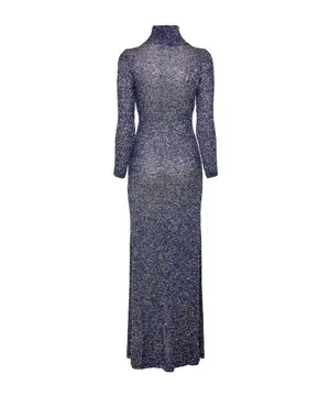 Balenciaga Sequin Knit Maxi Dress
