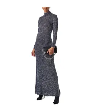 Balenciaga Sequin Knit Maxi Dress