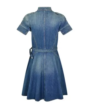 Alexander McQueen Denim Shirt Dress