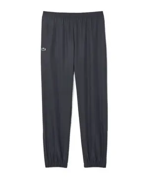 Lacoste Taffeta Closed Hem Tracksuit Bottoms - Black