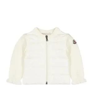 Moncler Logo Patch Zip Up Jacket
