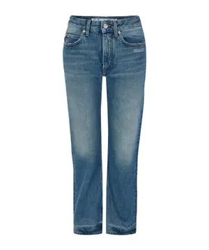 Off-white Straight Leg Bottoms For Women