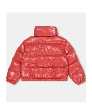 Moncler Padded Down Jacket With Logo Patch