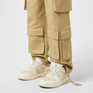 Amiri Two-tone Leather Low-top Sneakers