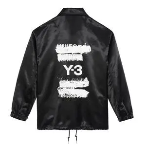 Y3 Graphic Print Satin Jacket