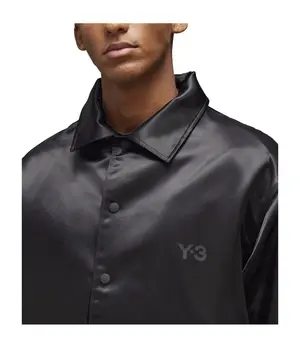 Y3 Graphic Print Satin Jacket