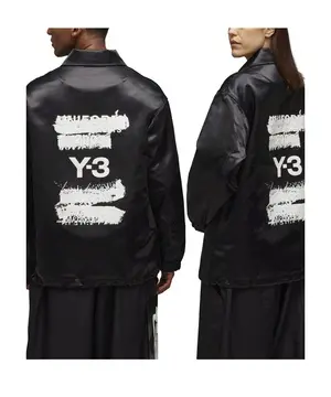 Y3 Graphic Print Satin Jacket