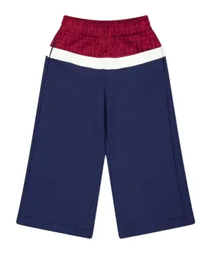 Fendi Logo Waist Track Pants - Blue